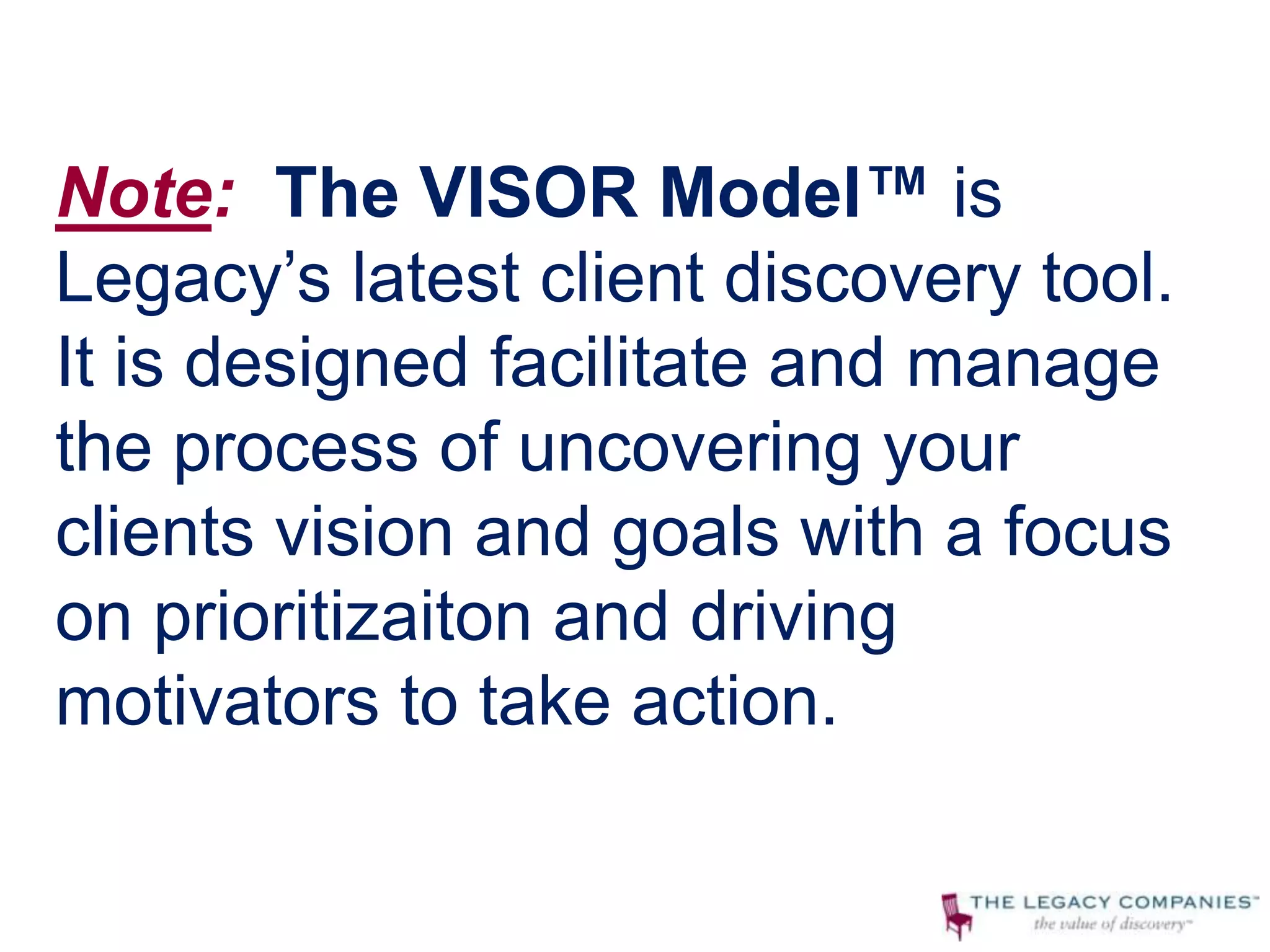 The VISOR Model Overview | PPTX