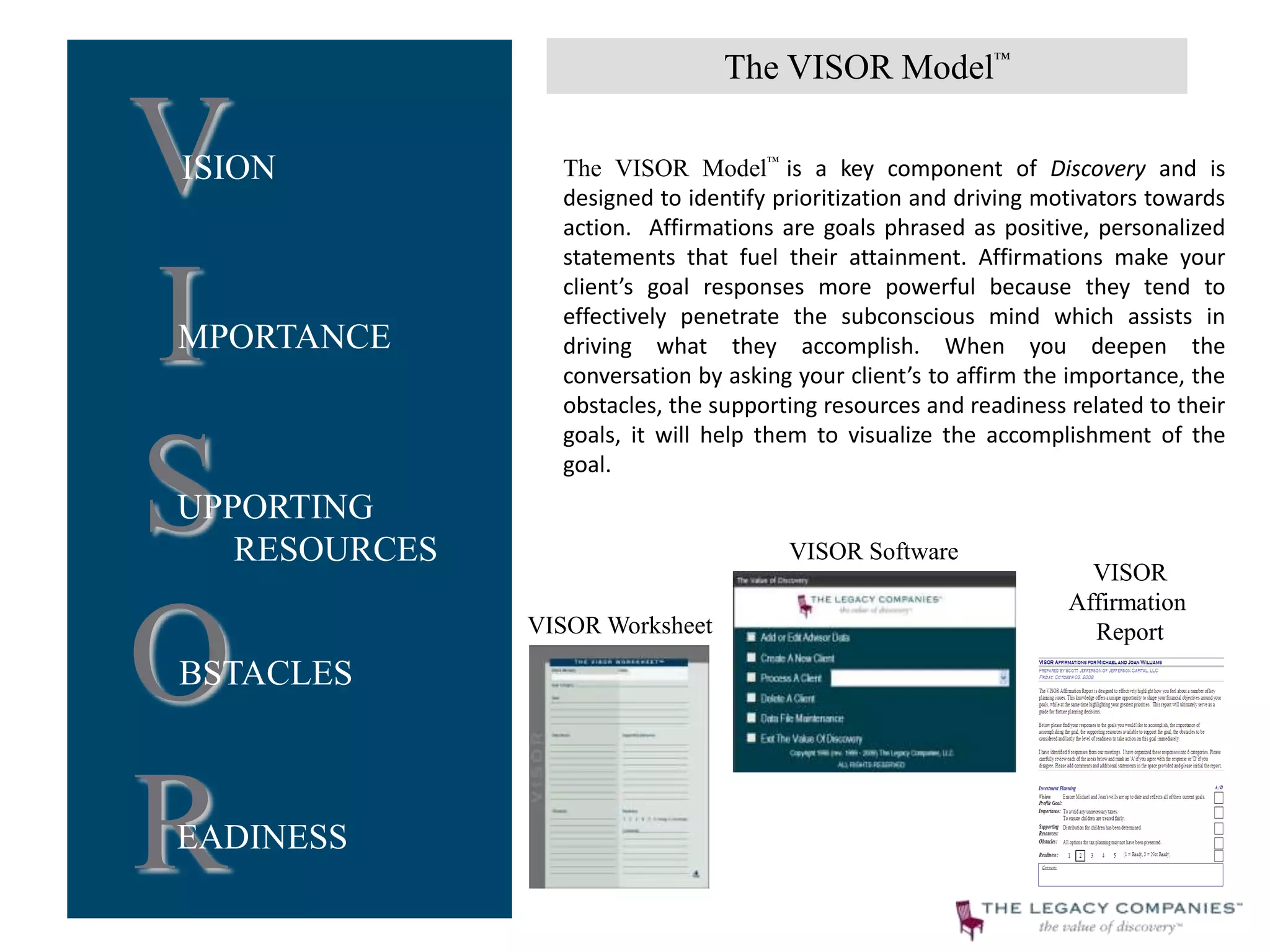 The VISOR Model Overview | PPTX