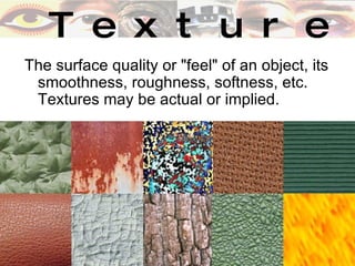 The Visual Elements Of An Image | PPT