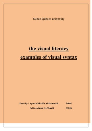 The visual literacy | DOCX