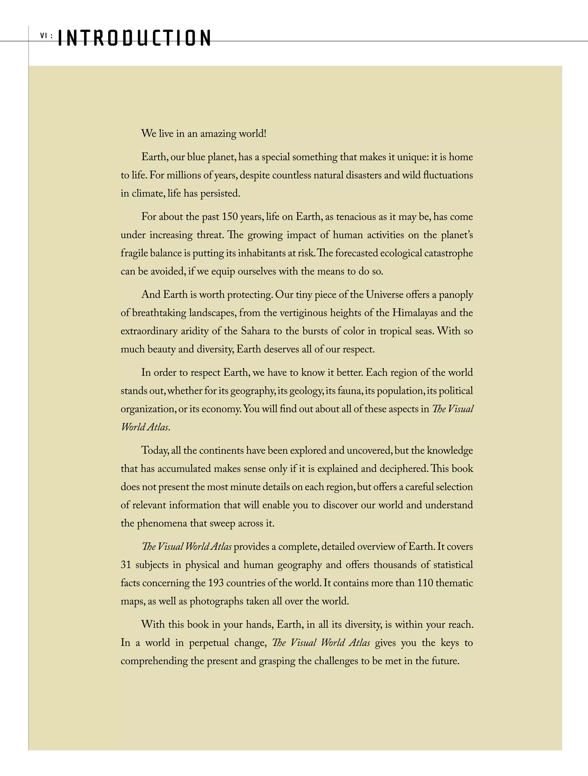 The visual world atlas facts and maps of the current world -mantesh | PDF