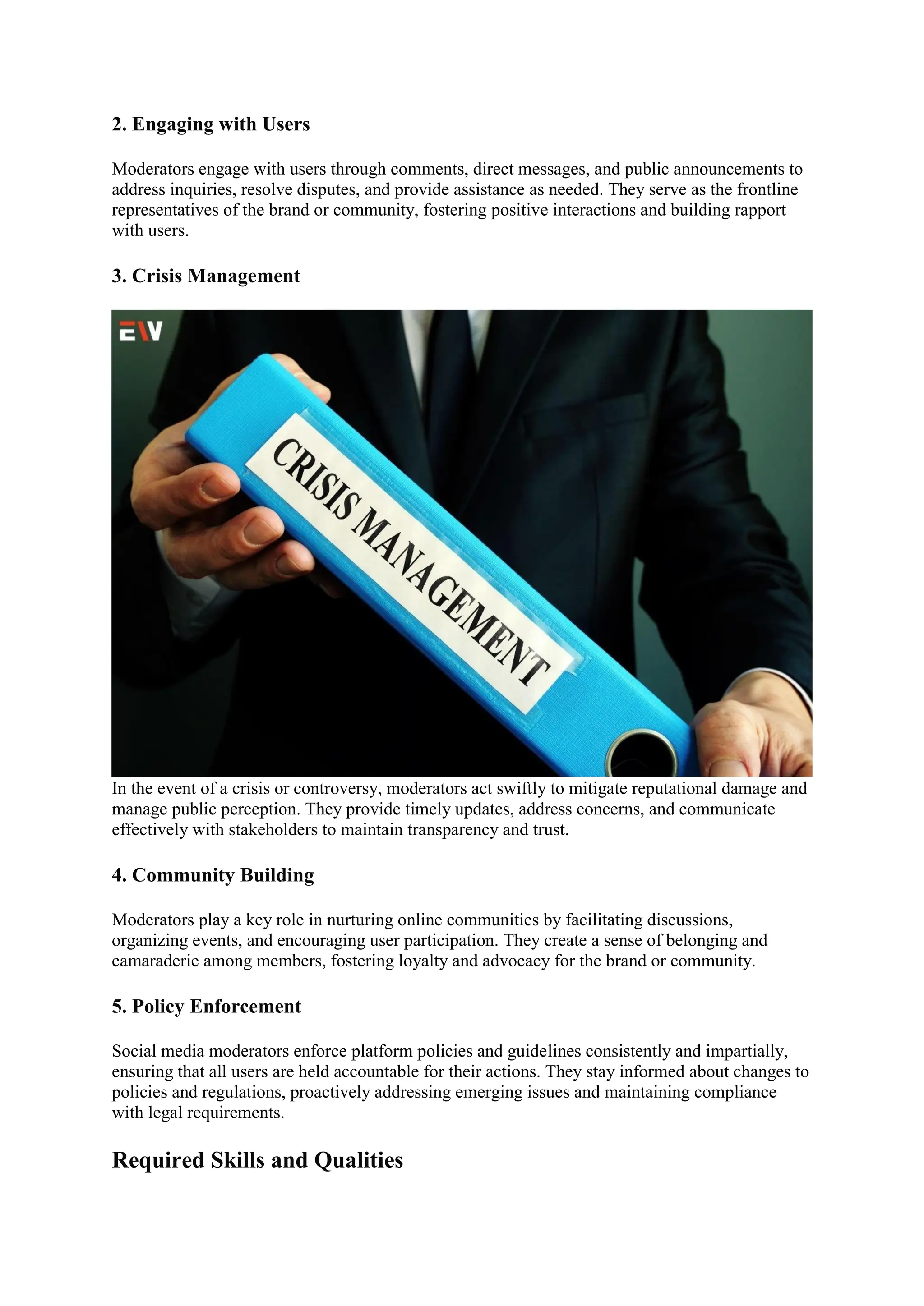 Social Media Moderator: Ensuring Online Community Health and Safety ...