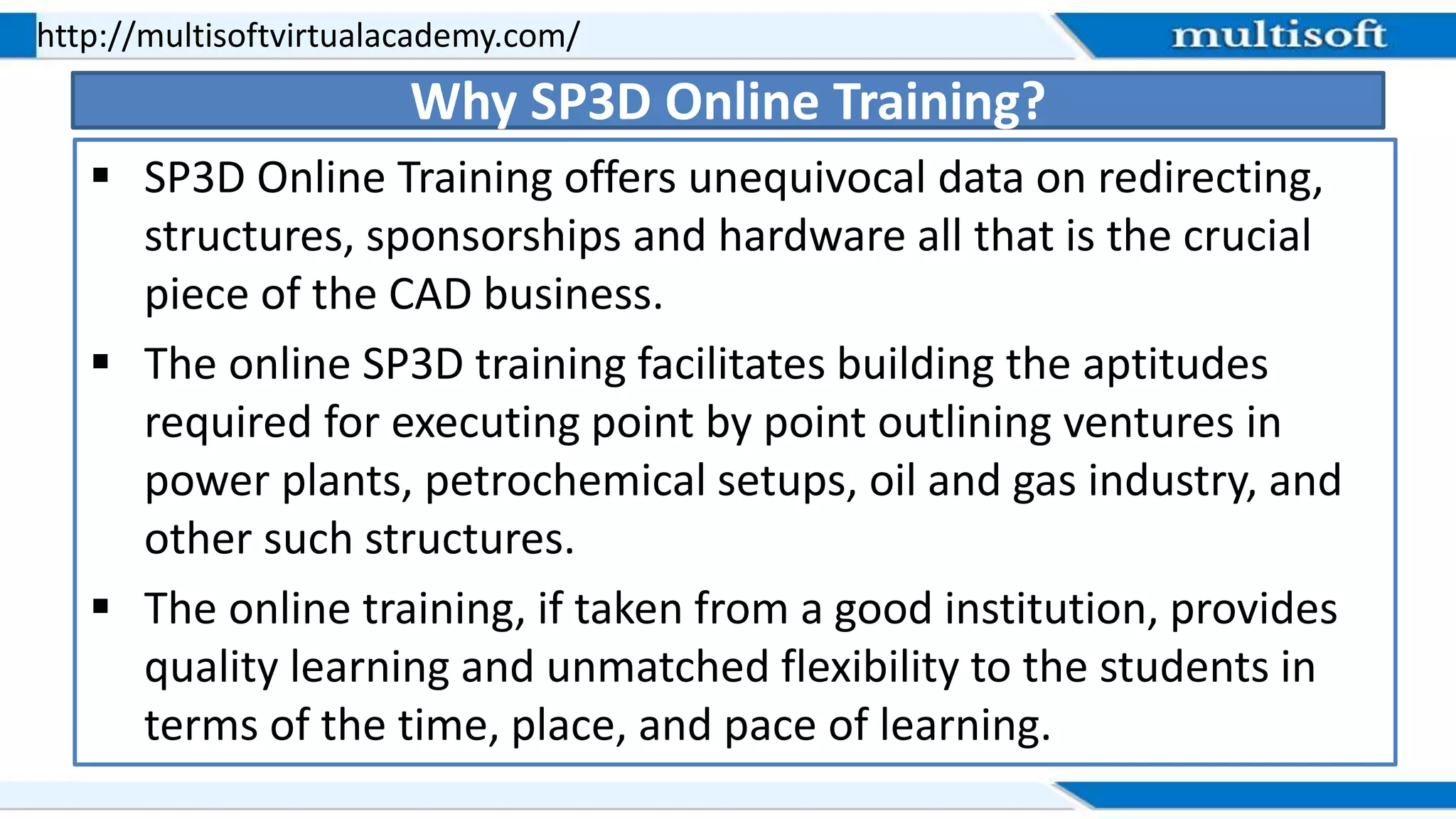 The Vital Role of SP3D in Plant Designing! | PPTX | 3-D Graphics ...