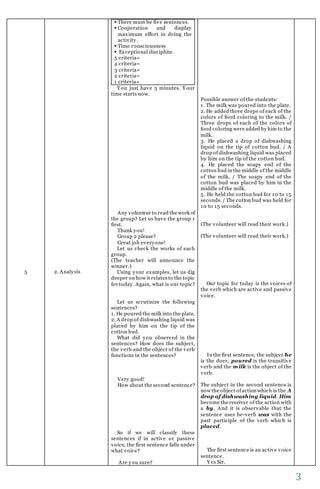 Detailed Lesson Plan on Active and Passive Voice | DOCX