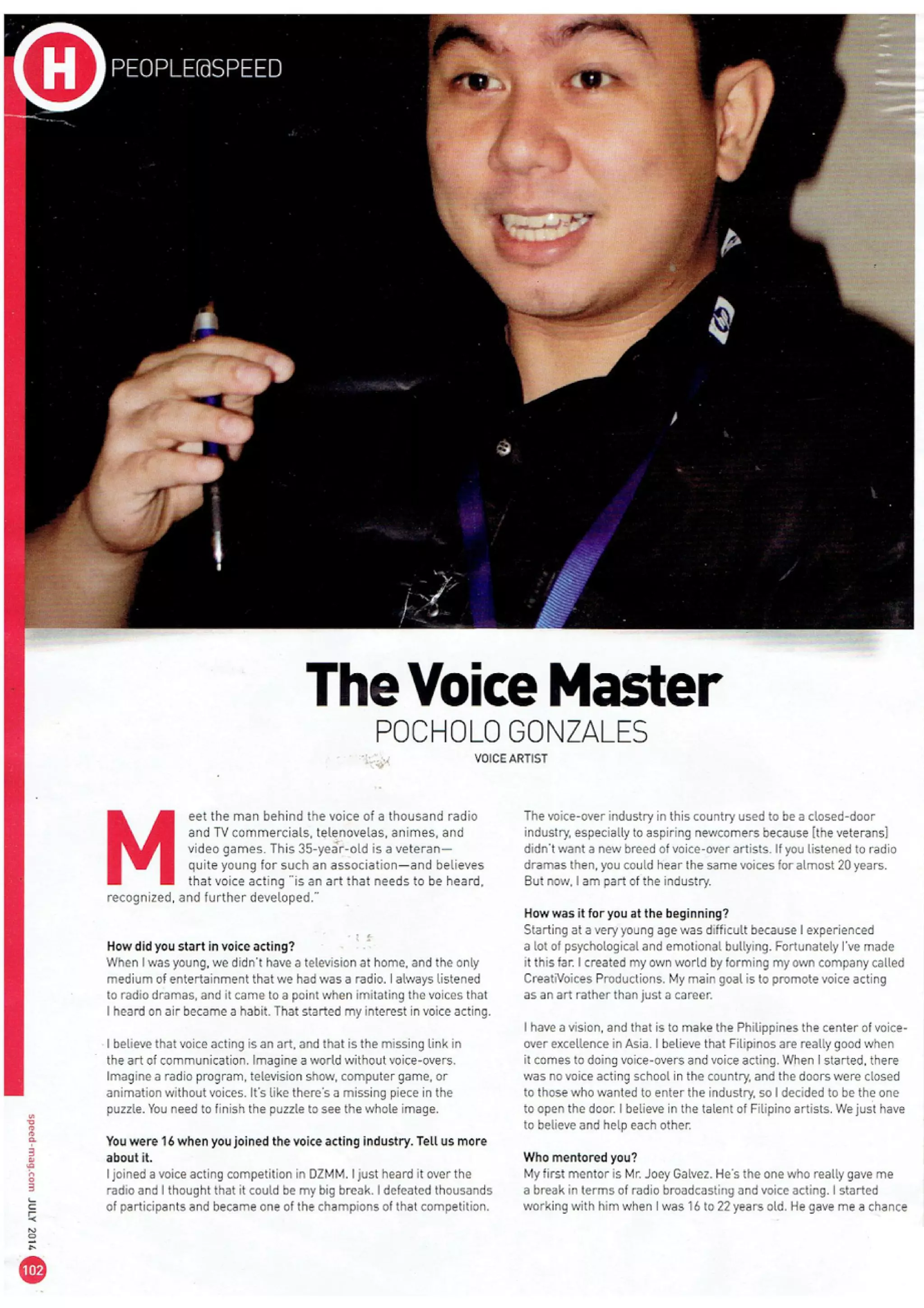 The VoiceMaster Magazine | PDF