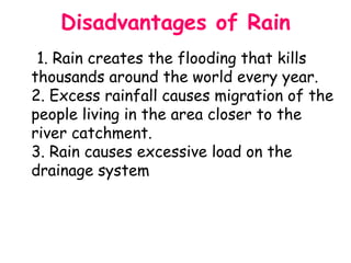 The voice of the rain | PPTX