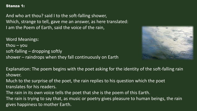 The voice of the rain | PPTX | Weather | Science