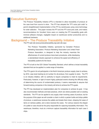 The Voice Pick Code and Order Selection | PDF