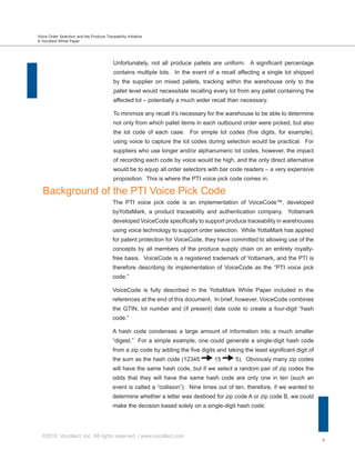 The Voice Pick Code and Order Selection | PDF