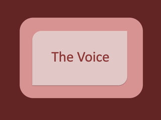 The voice powerpoint | PPT