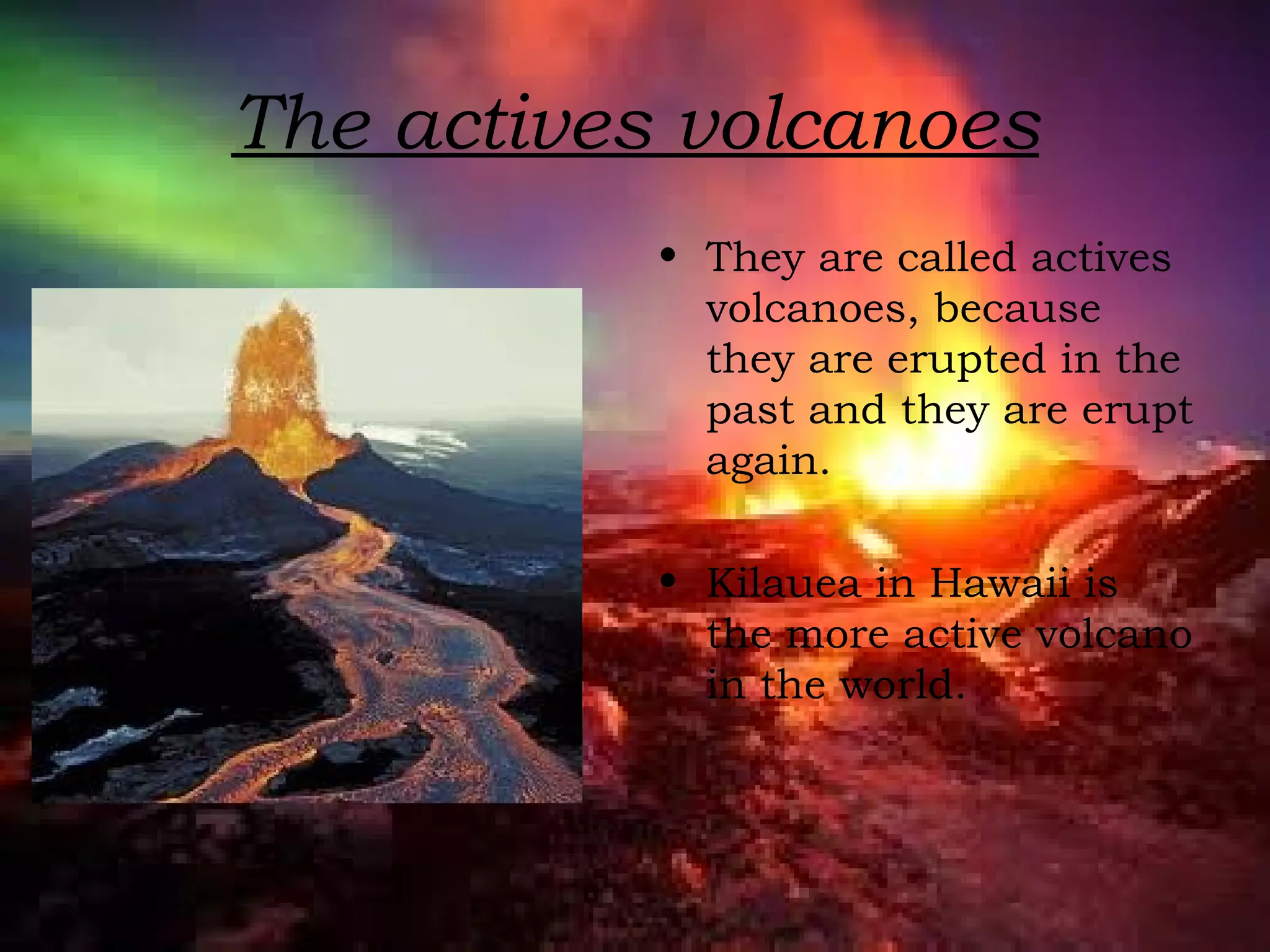 The volcanoes | PPT