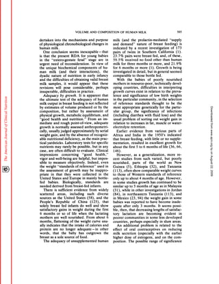The Volume And Composition Of Human Milk In Poorly Nourished Communities A Review | PDF