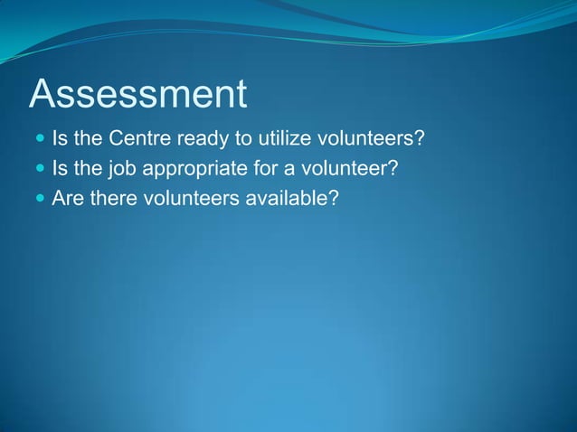 The Volunteer Management Cycle | PPTX | Resume Writing and Advice | Job ...