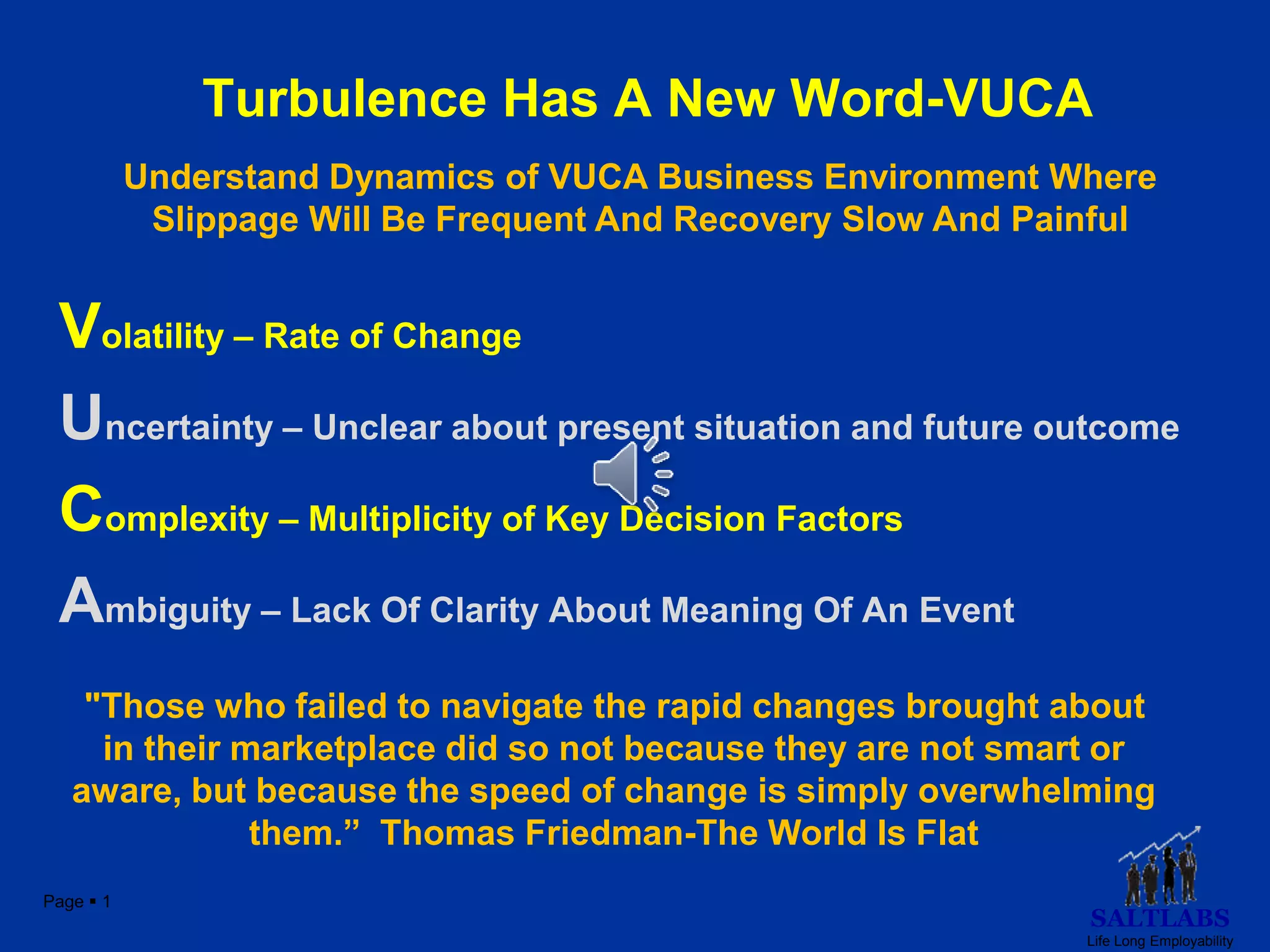 The Vuca Company Book & Workshop Introduction | PPTX