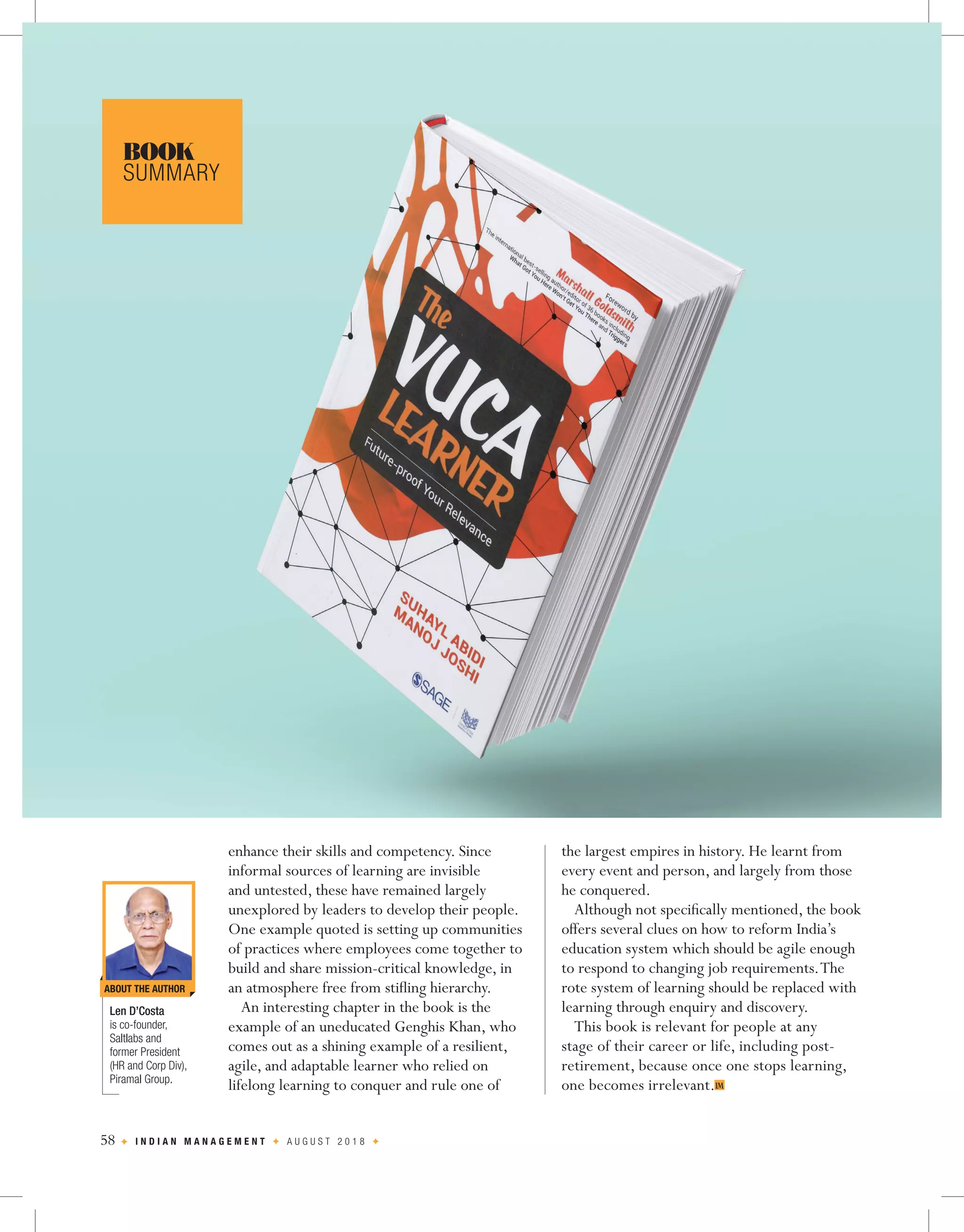The Vuca Learner book review | PDF