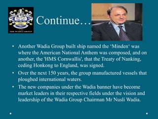 The wadia group | PPTX