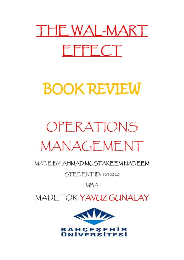 The wal mart effect | PDF