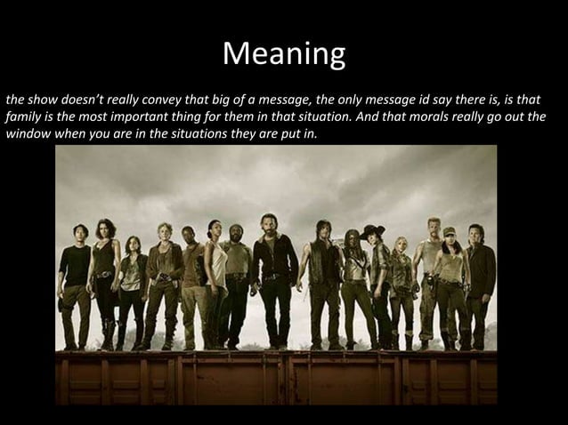 The walking dead | PPTX | Television | Entertainment