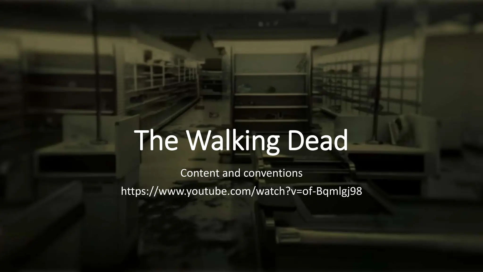 The Walking Dead | PPTX