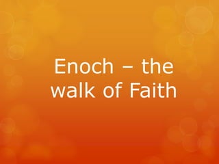 The Walk of Faith - How to Walk in Faith with God | PPTX | Christianity ...