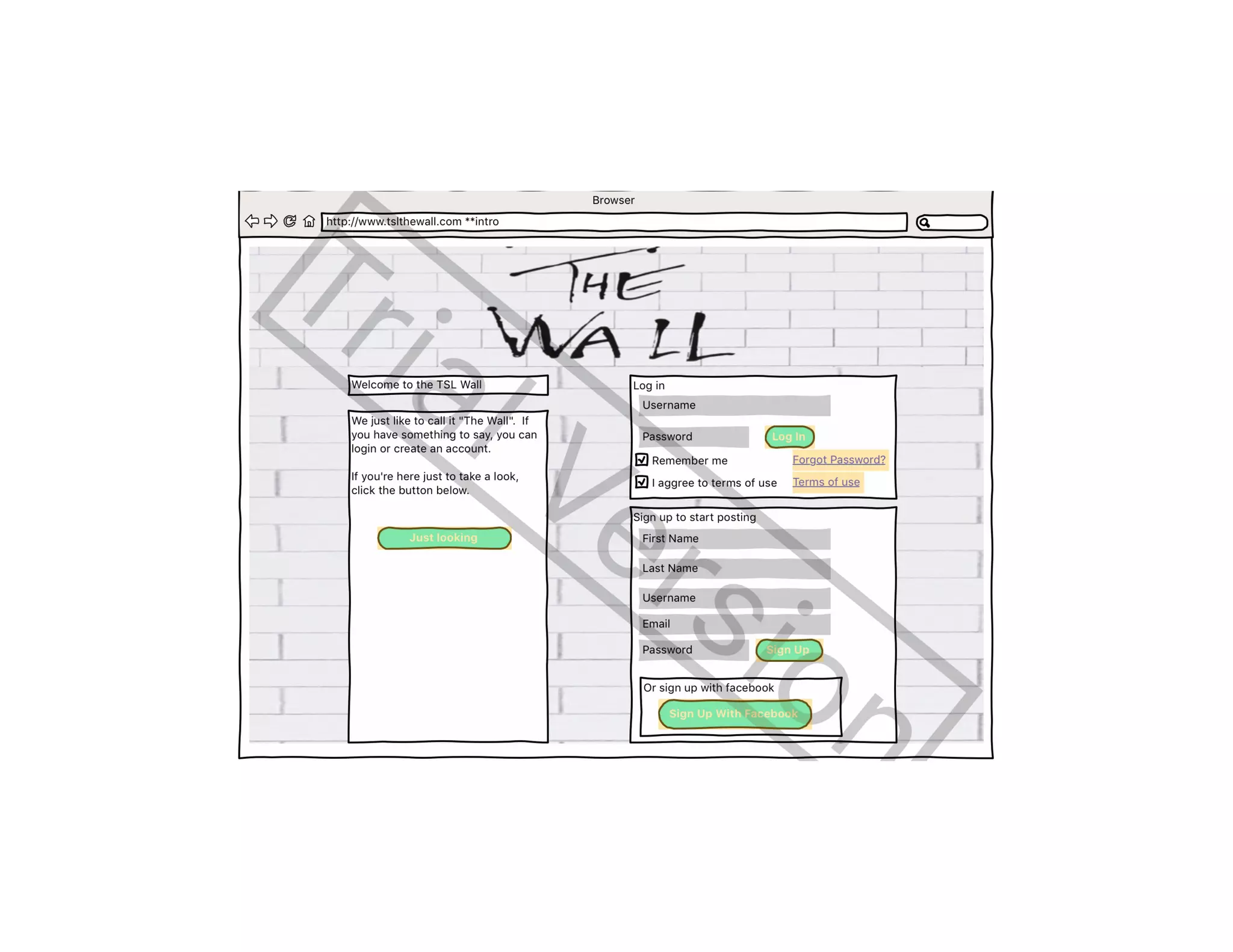 The Wall - Wireframe | PDF