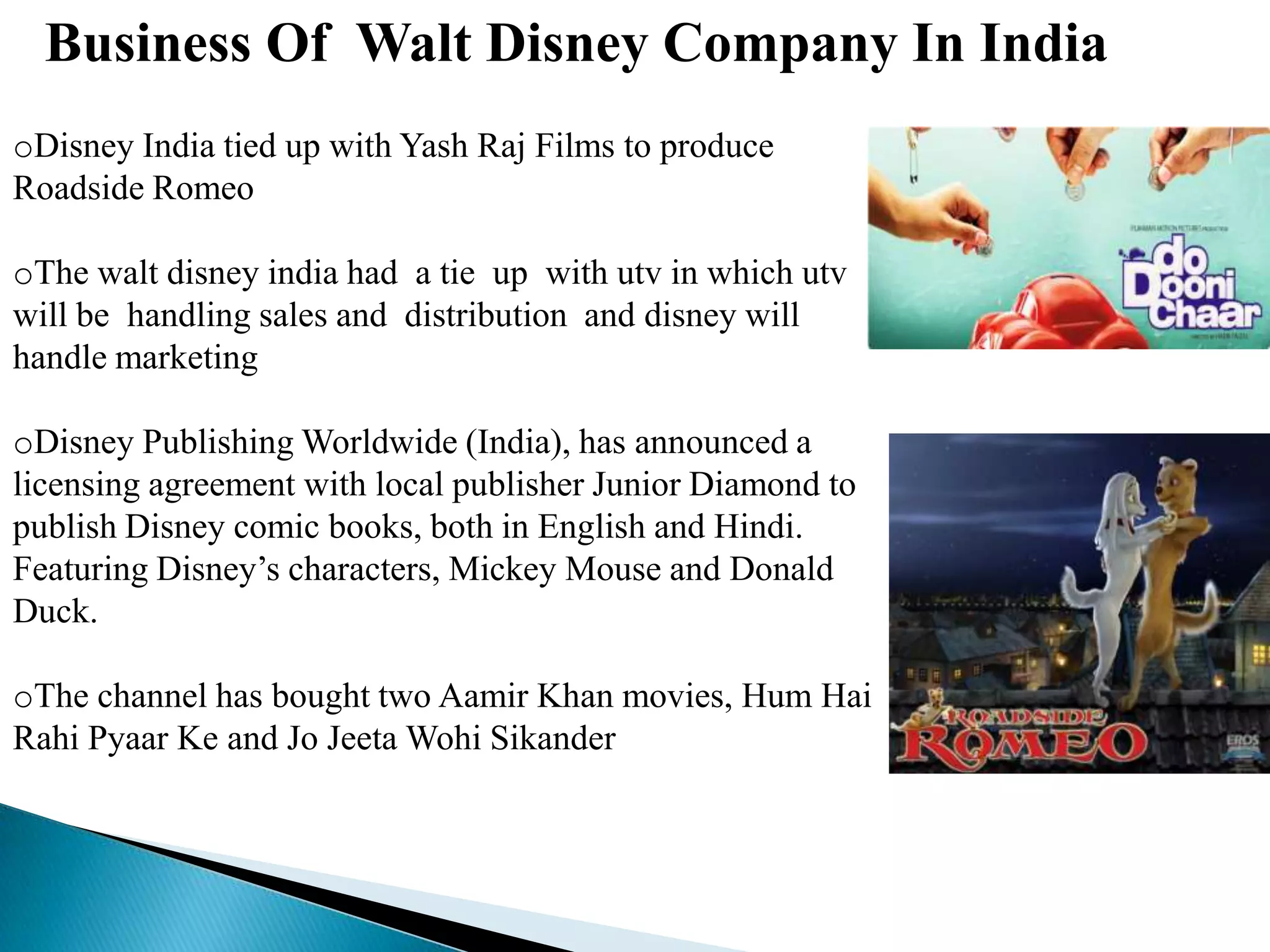 the walt disney company | PPTX