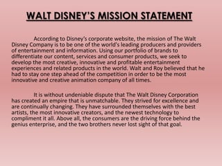 The walt disney company | PPTX