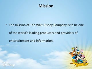 Study of 'Walt Disney' company in regard with corporate communication ...