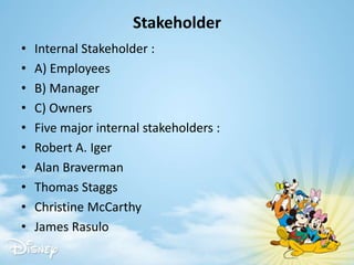 Study of 'Walt Disney' company in regard with corporate communication | PPT
