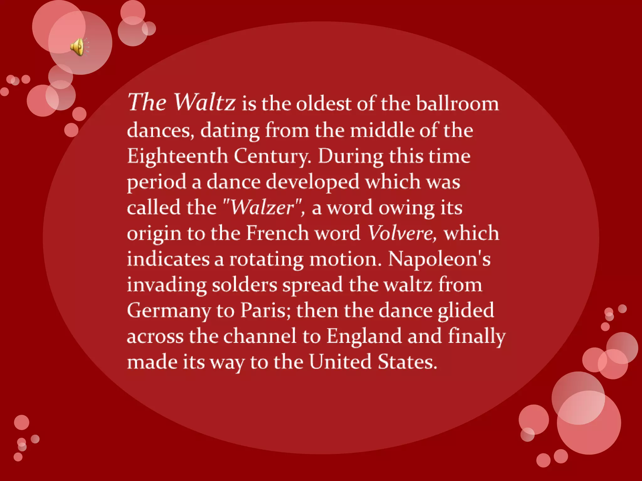 The waltz | PPTX