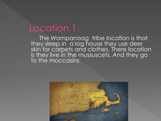 The wampanoag tribe jazel | PPTX