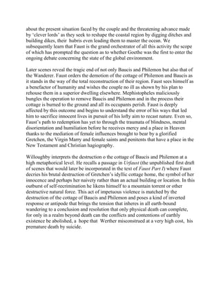 The Wanderer's Return at the beginning of Act V, Faust PartII by Goethe ...