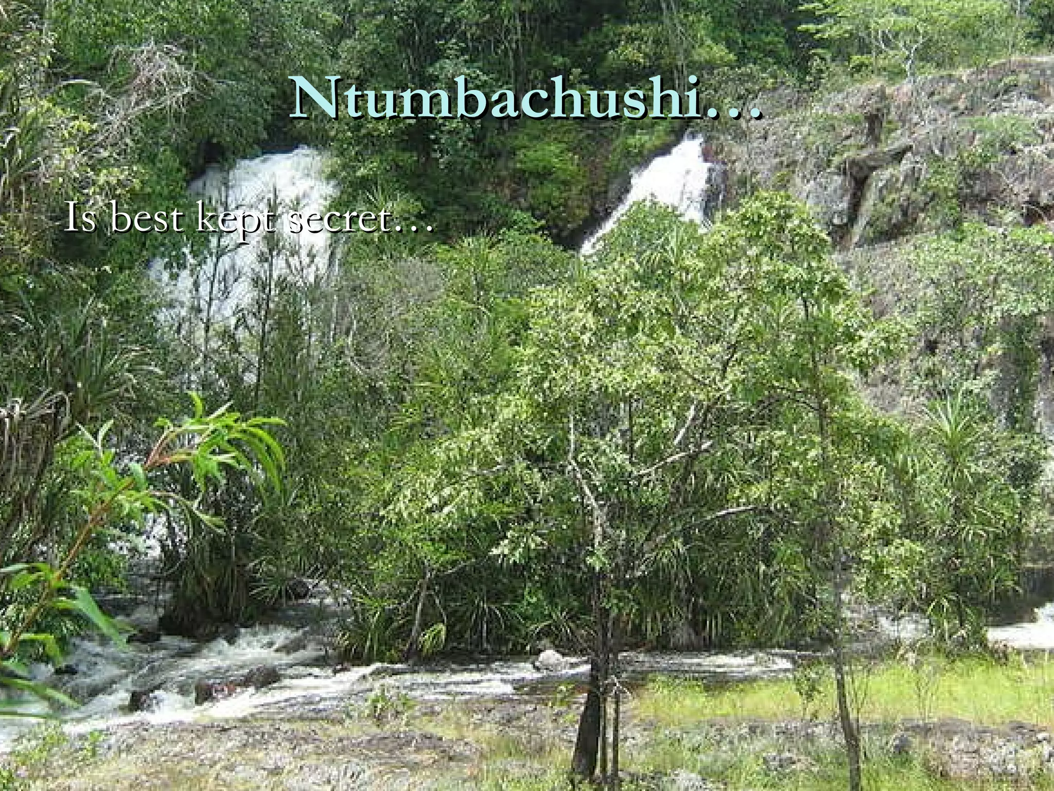 The Wander Of Ntumbachushi Waterfalls | PPT | Travel
