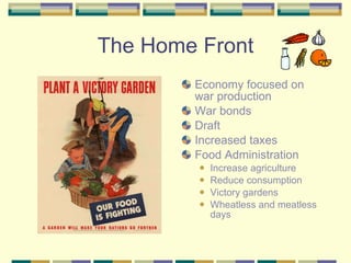 The War At Home Wwi | PPT