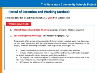 The wara wara community schools project english a | PDF