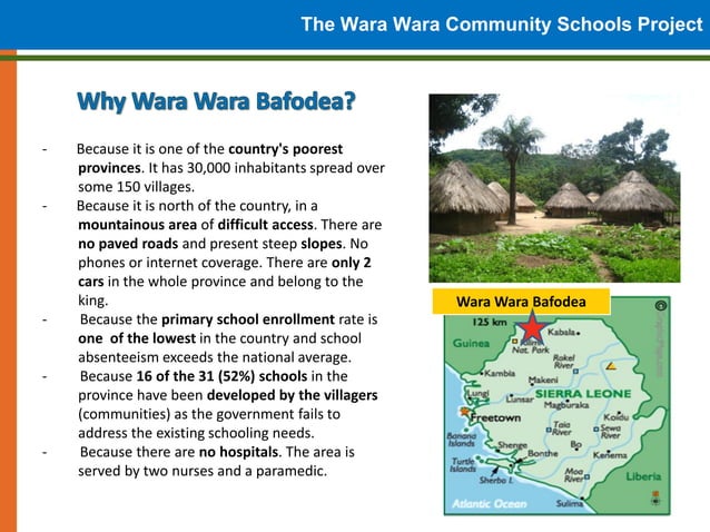 The wara wara community schools project english a | PPT