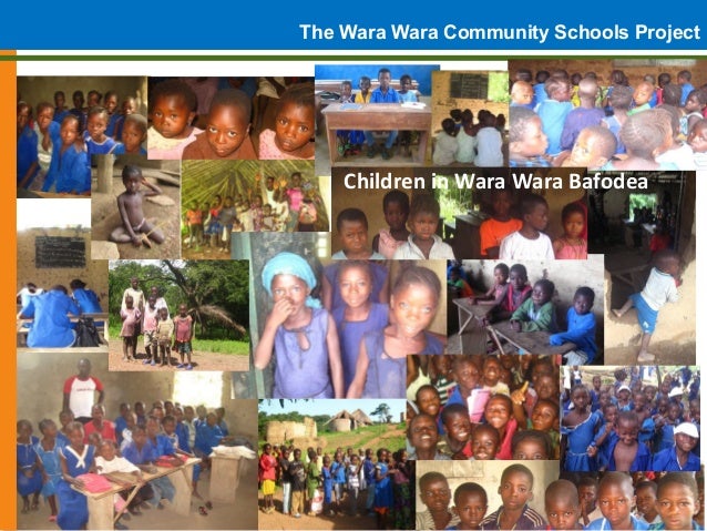 The wara wara community schools project english a