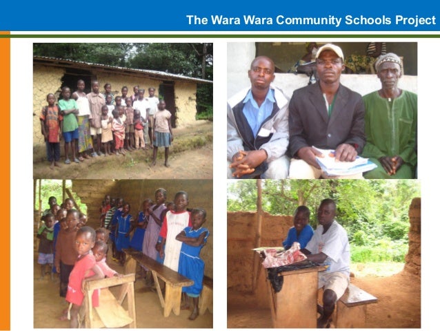 The wara wara community schools project english a