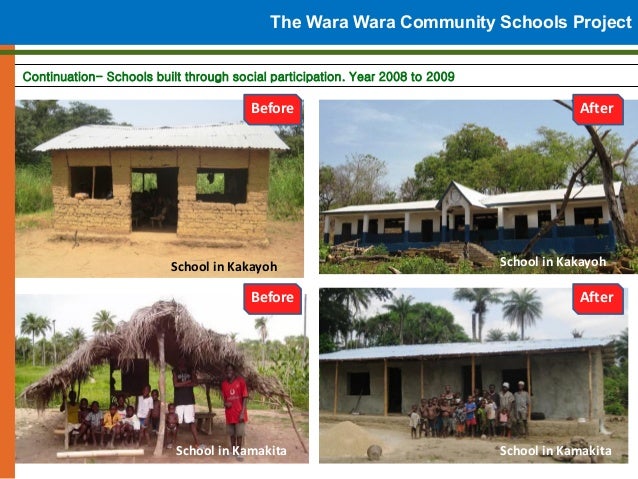 The wara wara community schools project english a