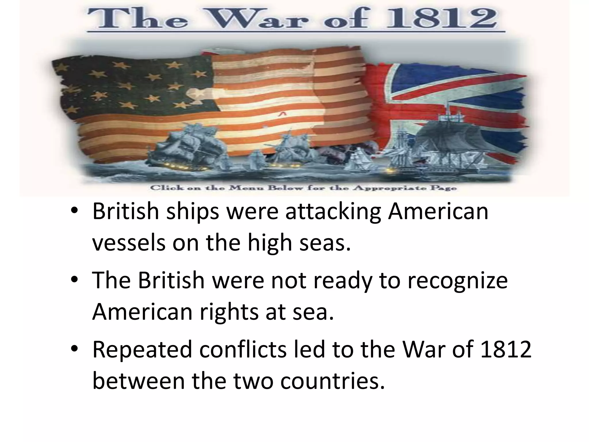The War Of 1812 - Powerpoint | PPTX