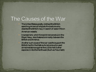 The War Of 1812 Apush | PPT