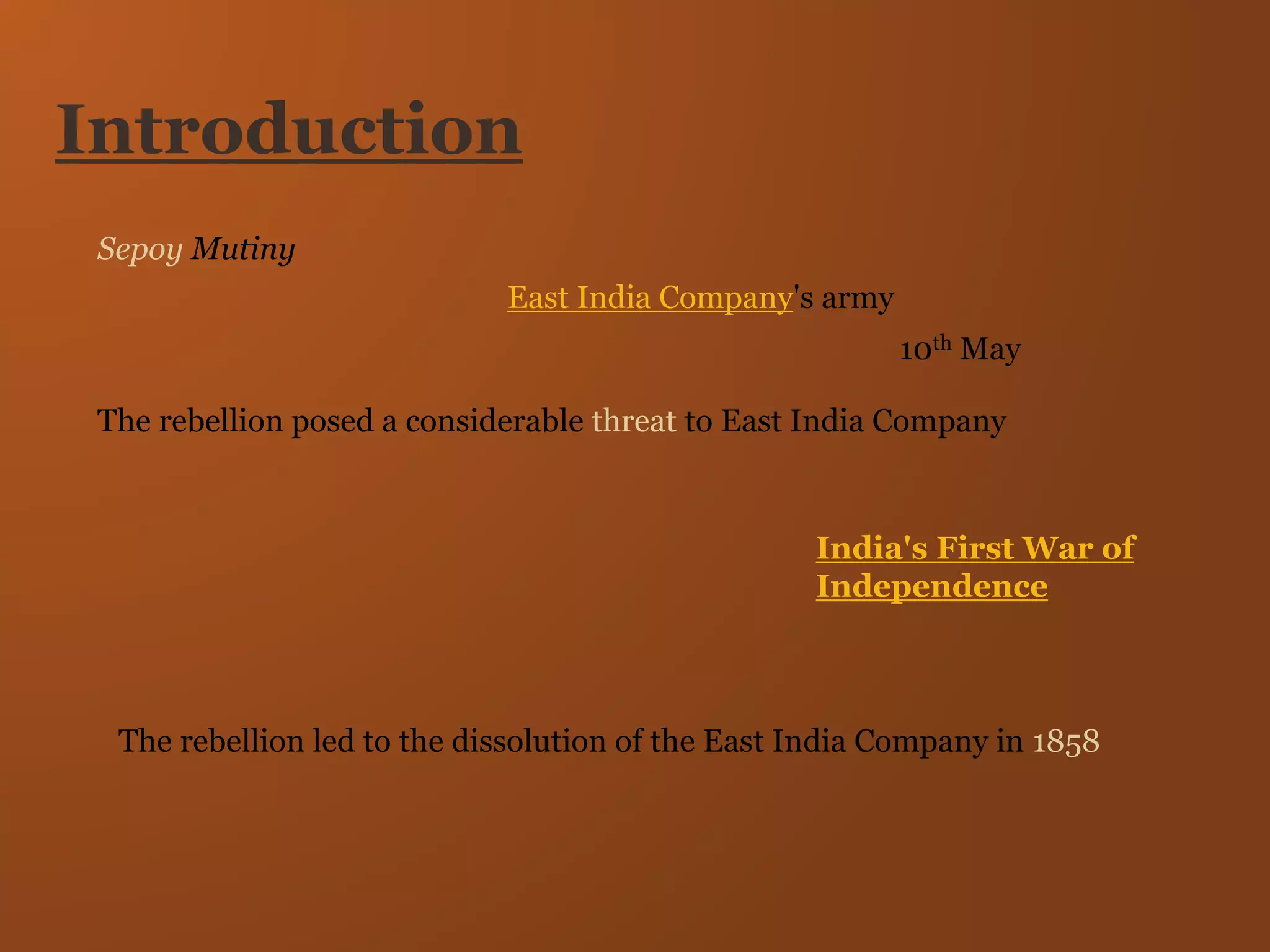 The war of independence (1857) | PPTX