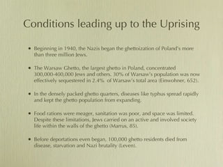 The Warsaw Ghetto Uprising | PPT