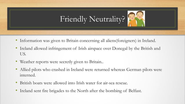 Ireland during World War II | PPT