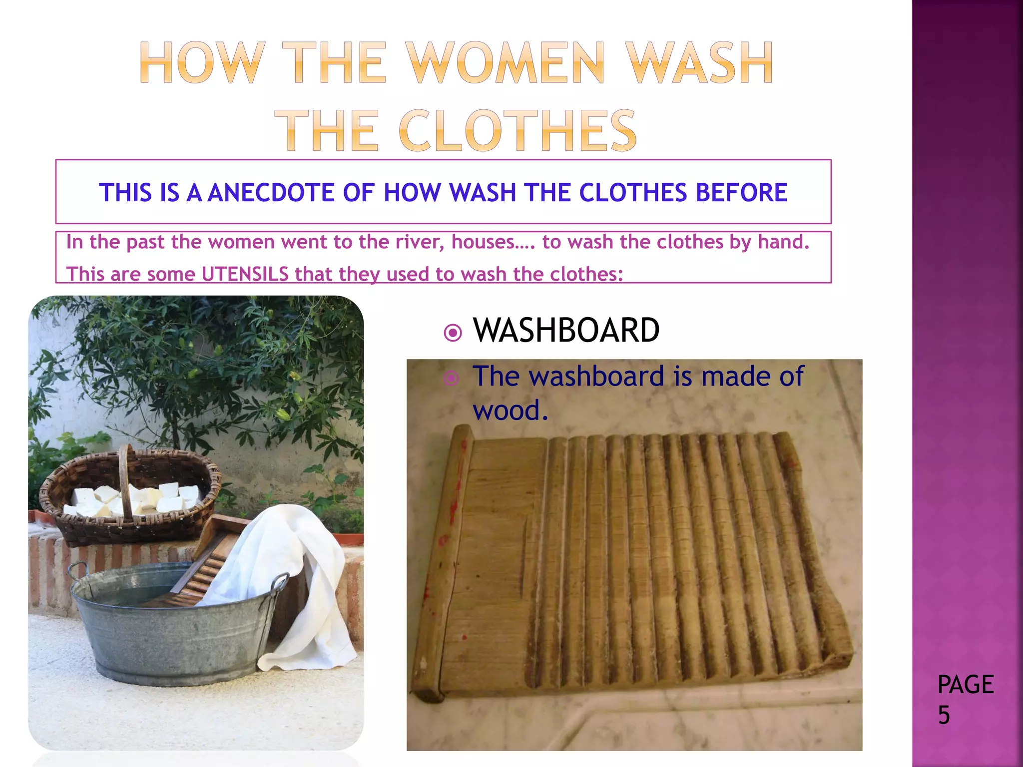 The washing machine | PDF