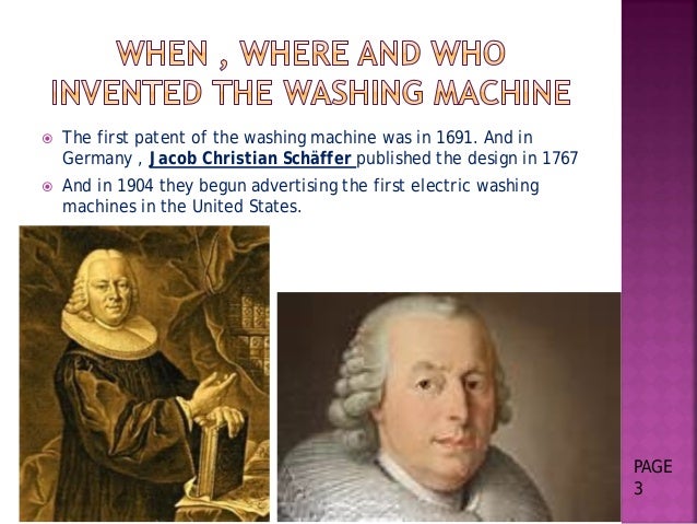 The washing machine