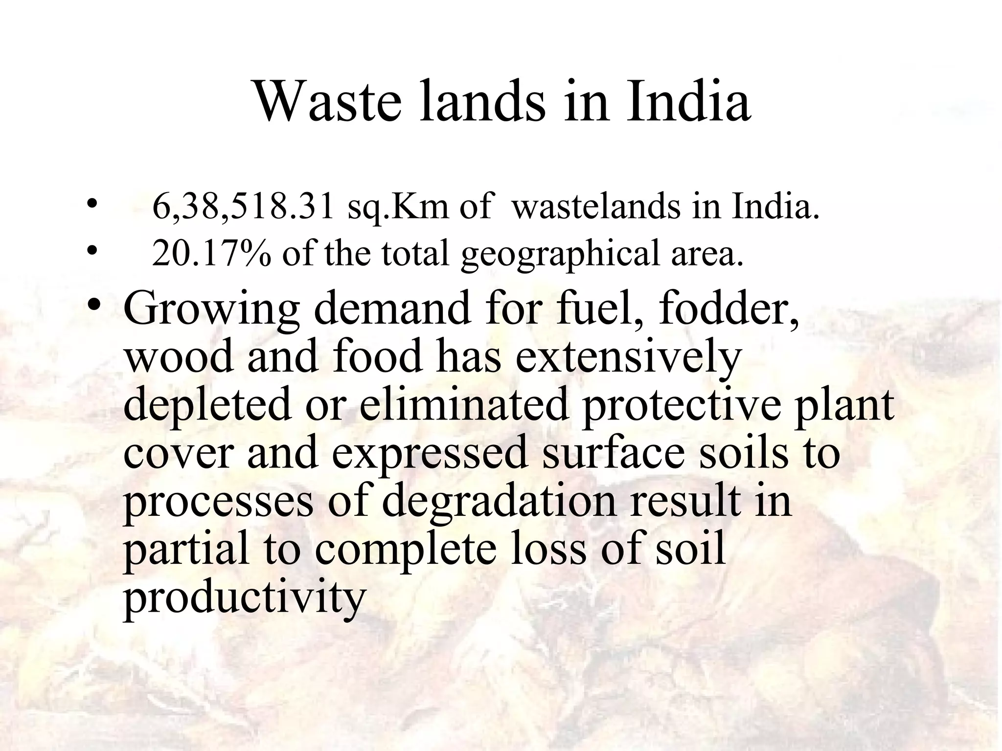 The waste land reclamation | PPT