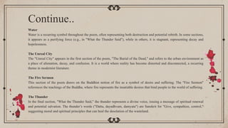 The Waste Land - Introductory presentation | PPTX