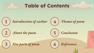 5 parts of The Waste Land By T.S. Eliot. | PPTX
