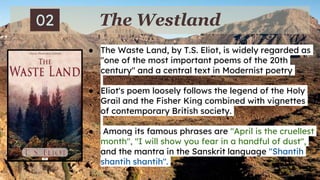 5 parts of The Waste Land By T.S. Eliot. | PPTX